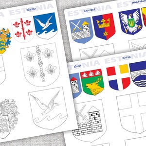 Estonian Coloring Book 2nd Edition: Estonian Designs From Rahvariided ...