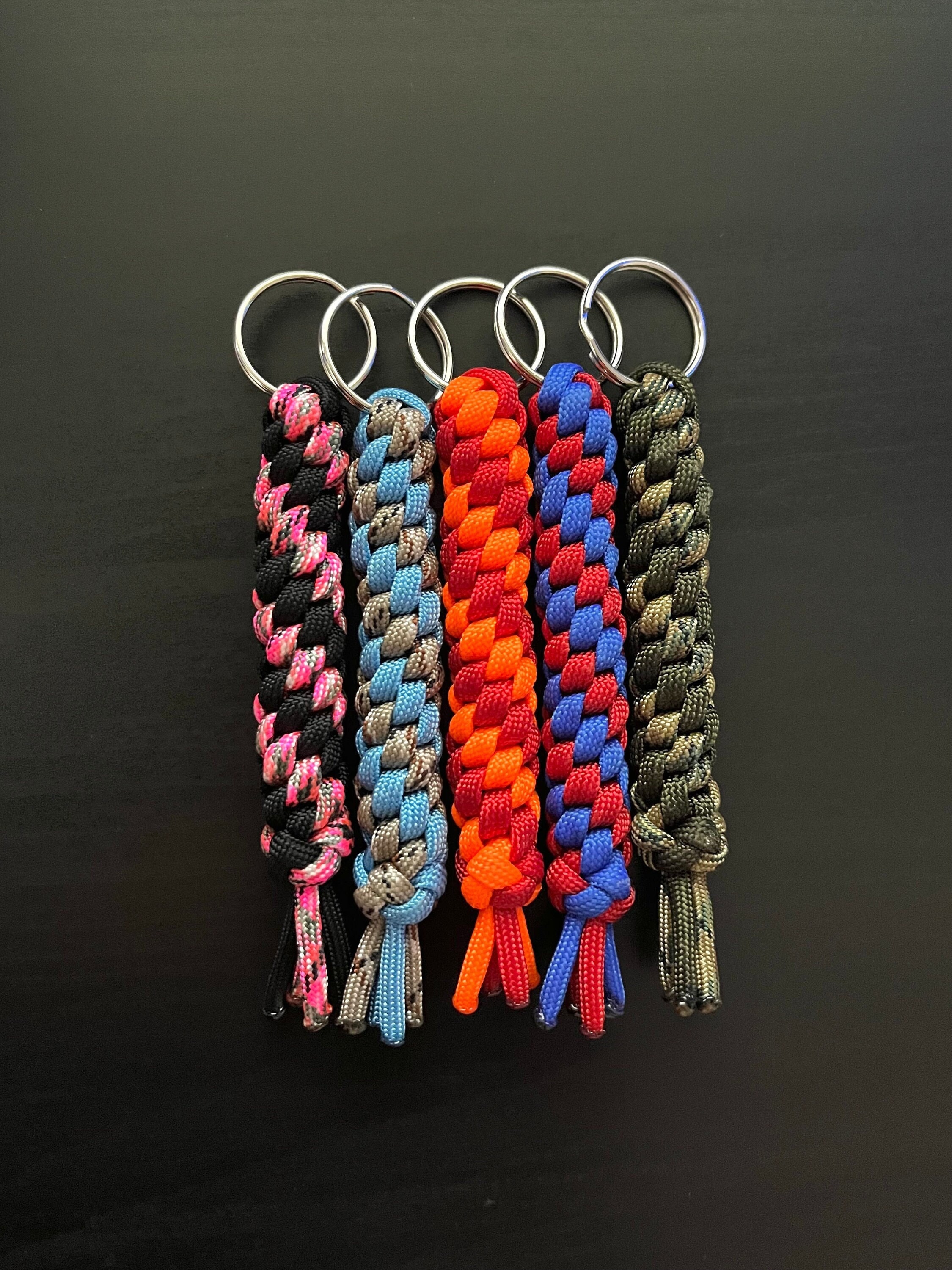 Custom Handmade Paracord Keychains - Etsy