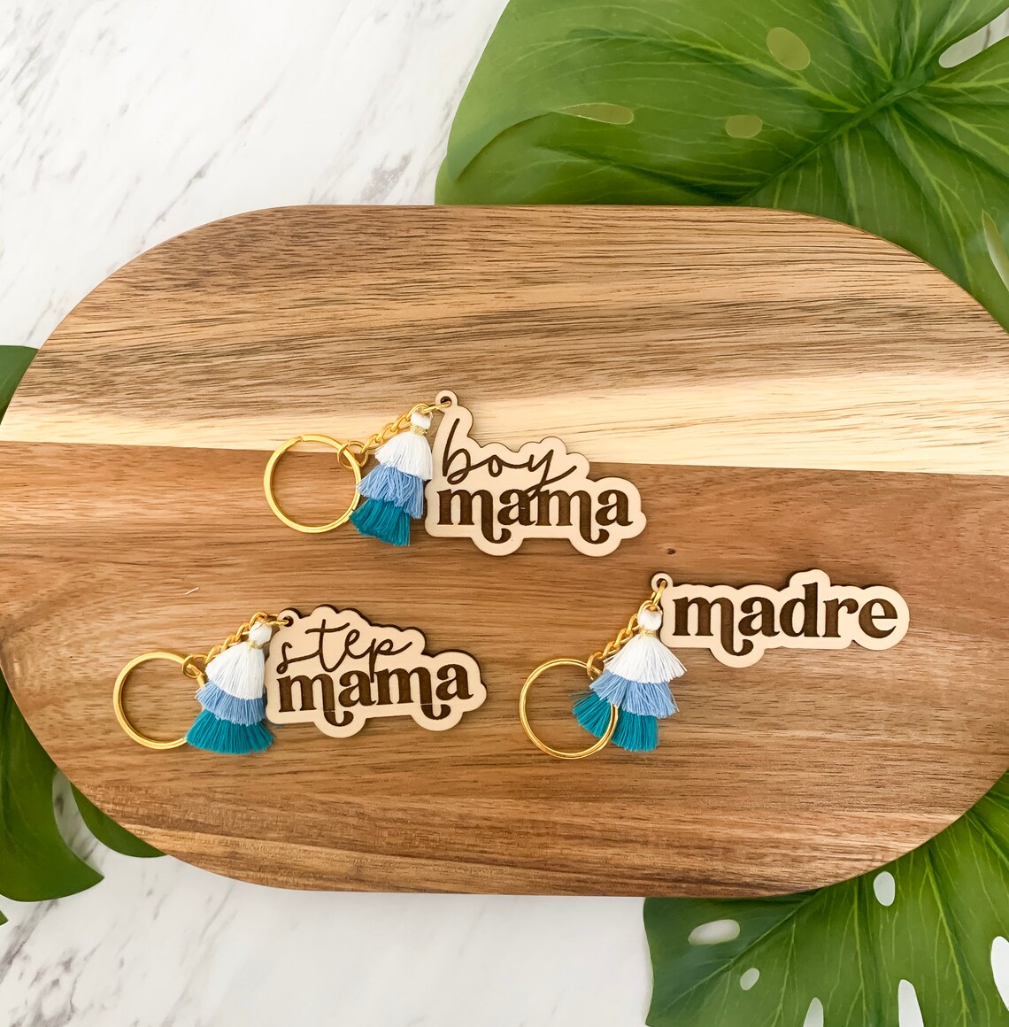 Mom Keychain | Mama, Madre, Wood - Etsy
