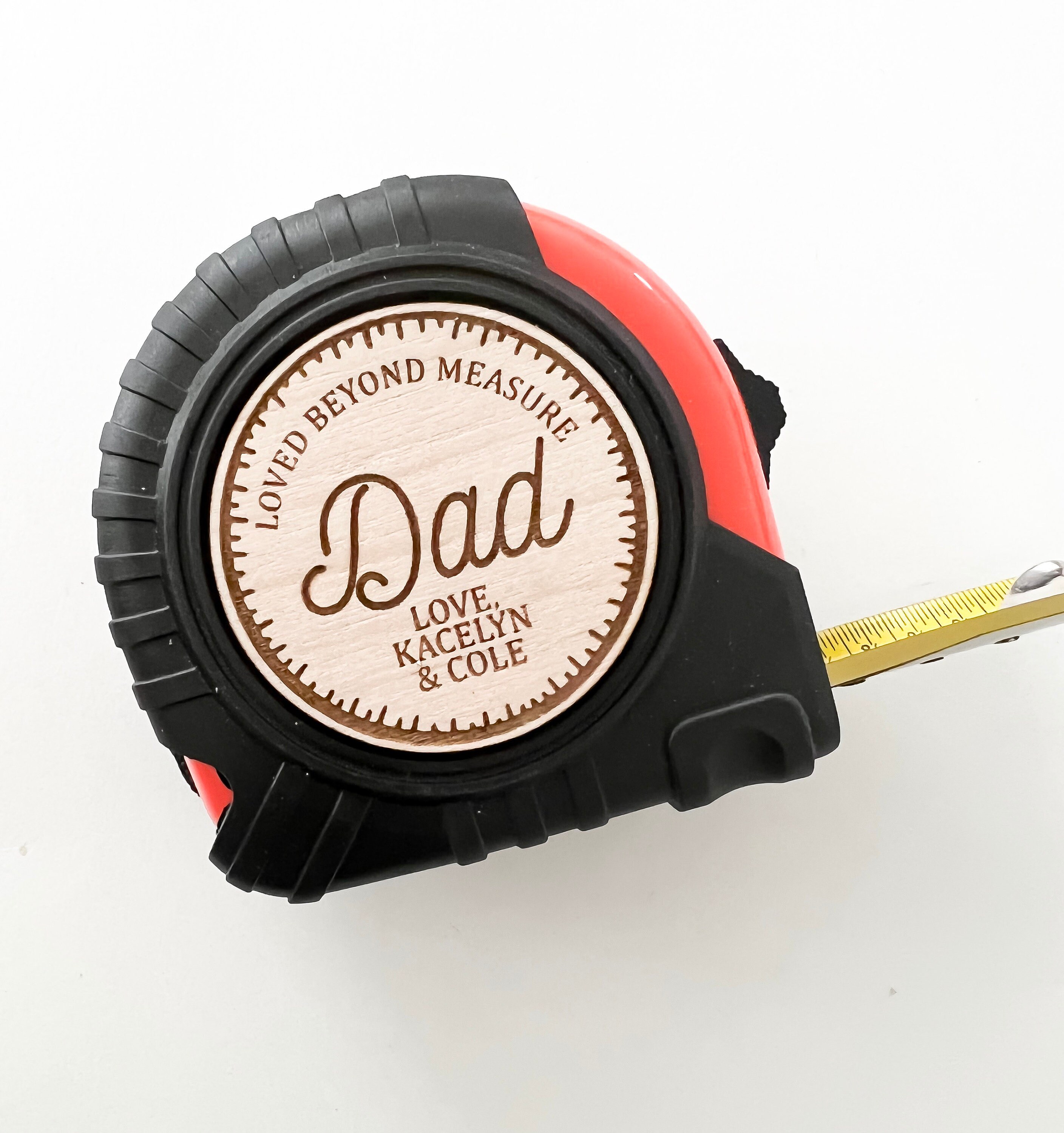 Personalized Tape Measure Fathers Day Loved Beyond - Etsy