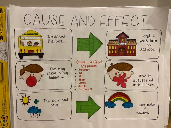 Cause and Effect Anchor Chart | Etsy
