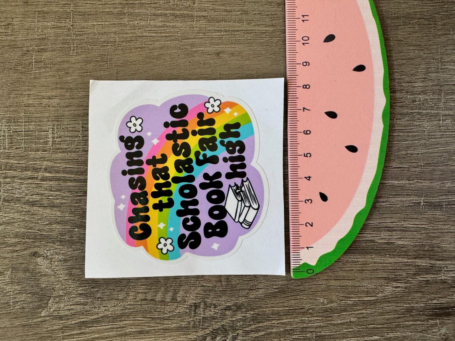 Scholastic Book Fair Sticker - Etsy