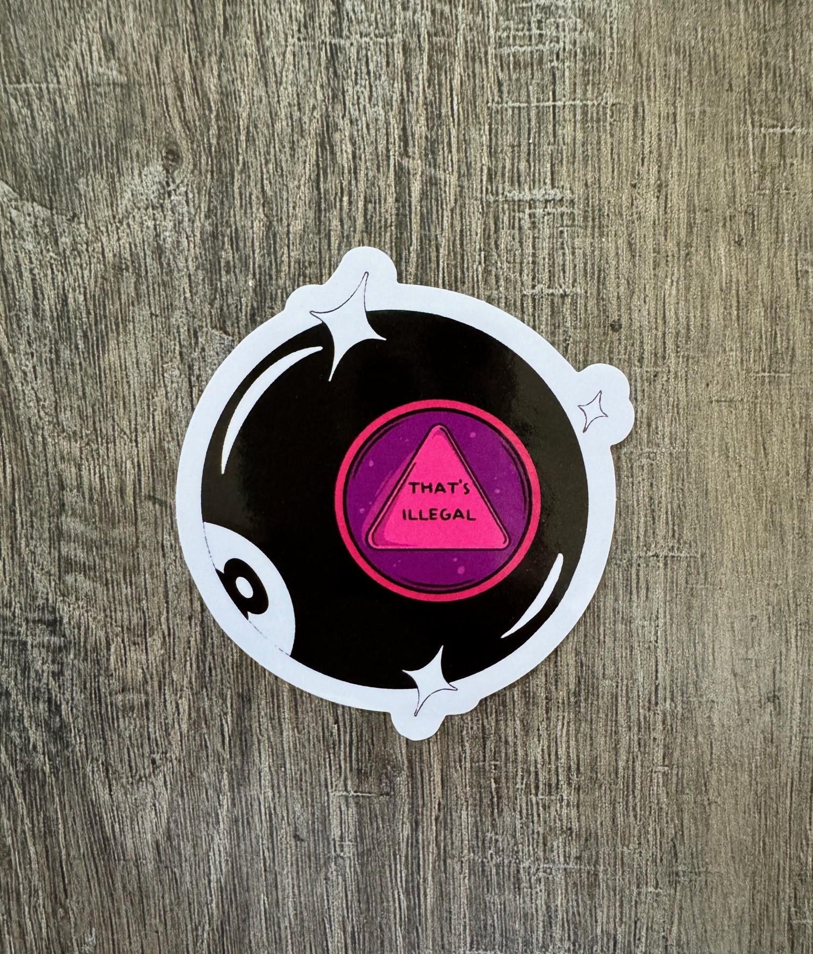 Magic 8 Ball Sticker - Etsy