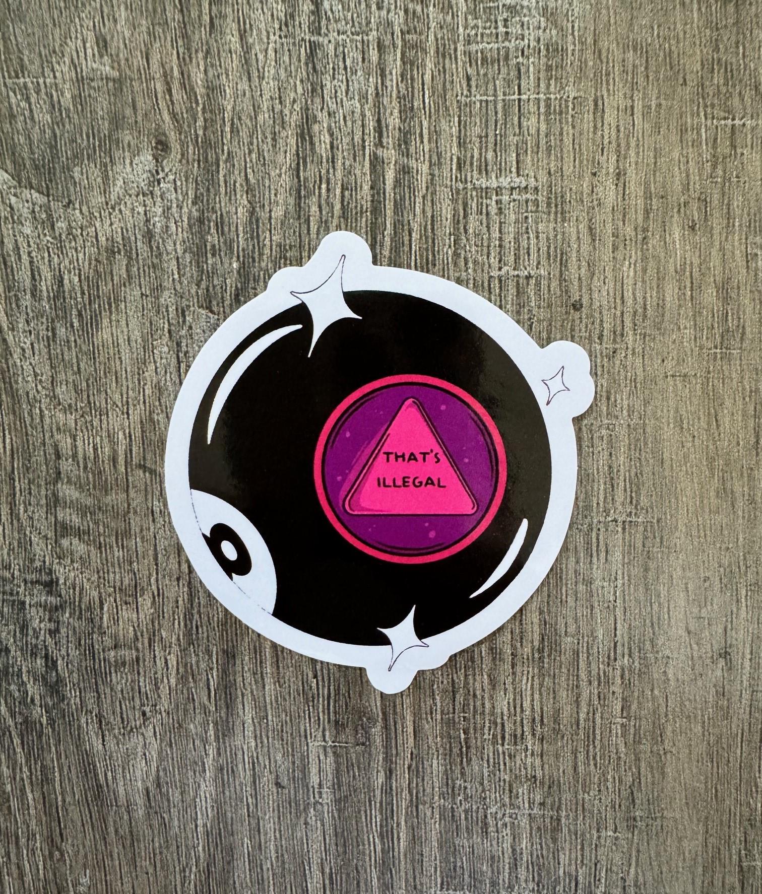 Magic 8 Ball Sticker - Etsy