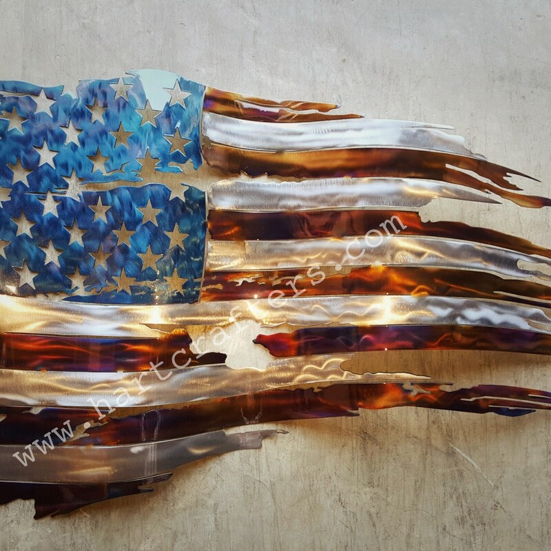 Metal American Flag - Etsy