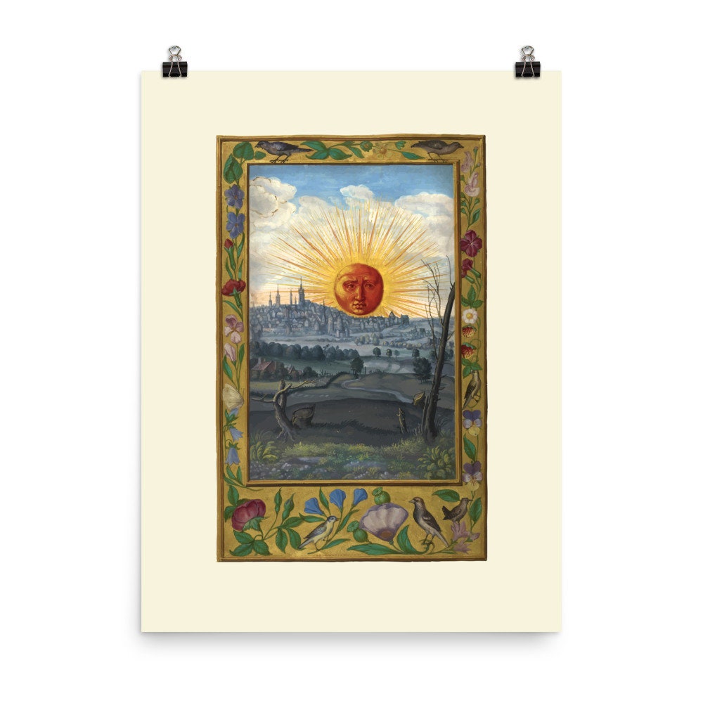 Salomon Trismosin 'splendor Solis' Sun's Radiance Fine Art Print • 'the ...