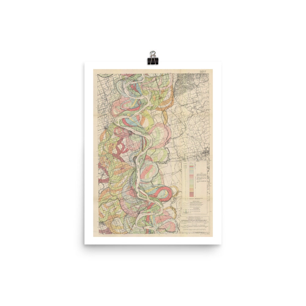 Mississippi River Meander Belt Map - Map - Mississippi River ...