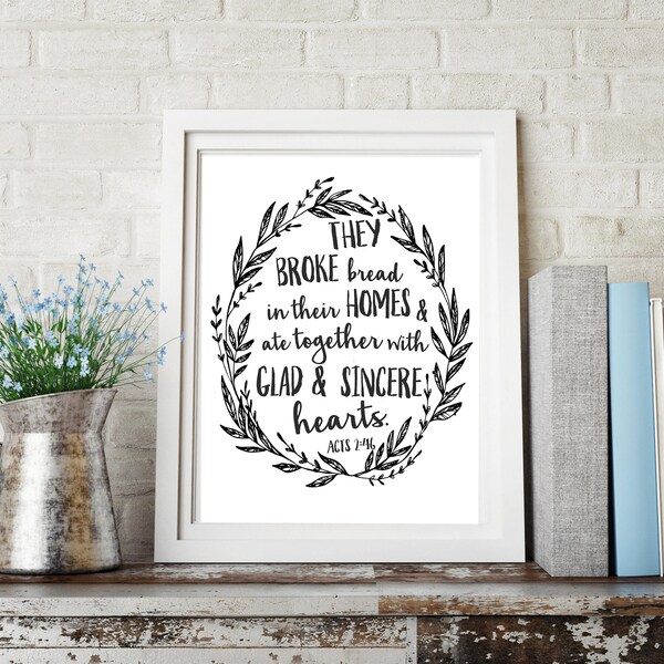 Break Bread Sign - Etsy