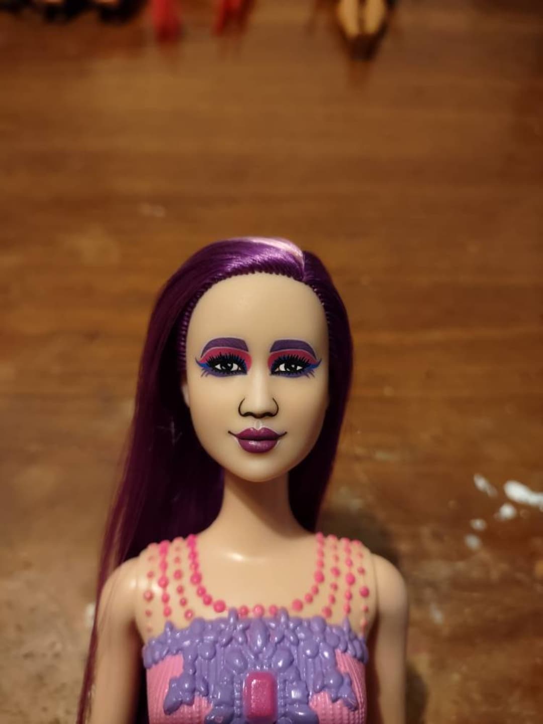 Repainted Lea Barbie FULL DOLL - Etsy