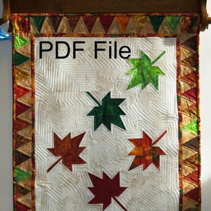 Falling Leaves Wall Hanging Pattern - Etsy