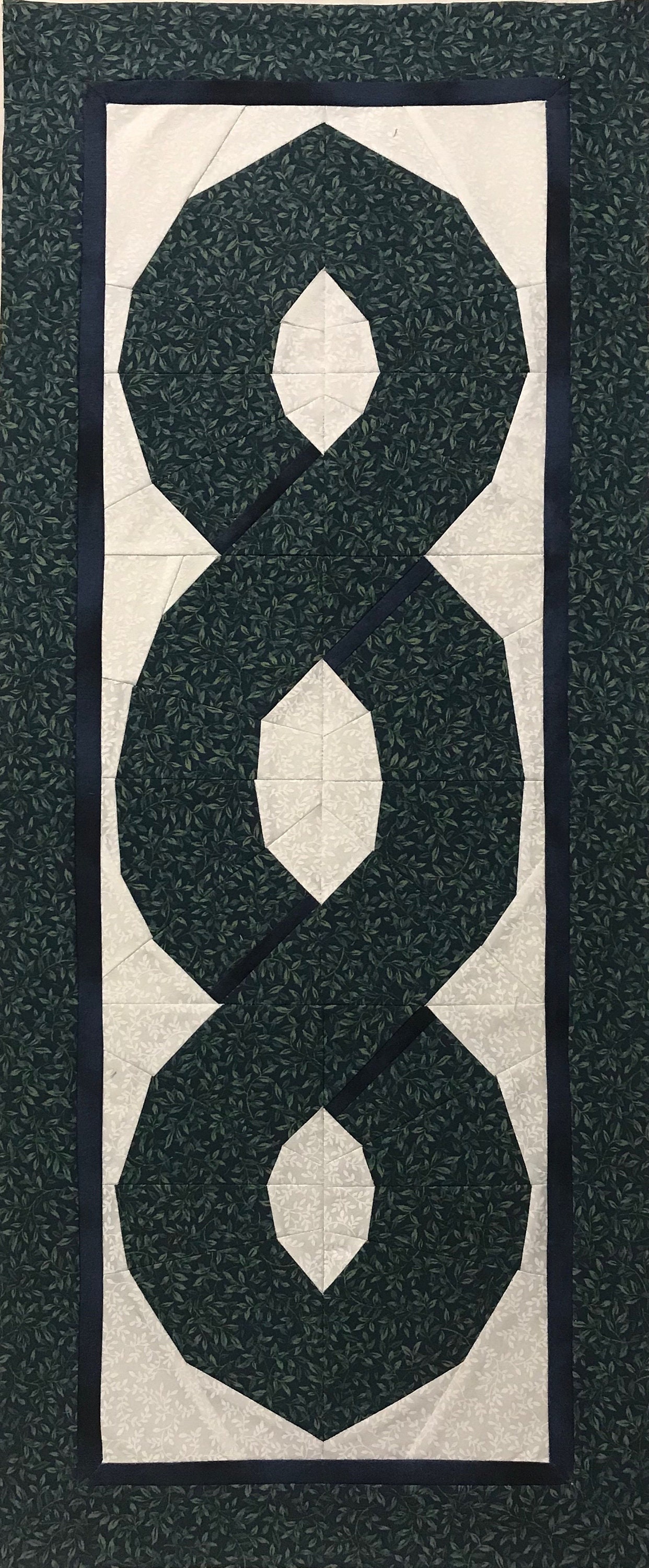 Twisted Table Runner Pattern (4 Size Options, Foundation Paper-pieced ...