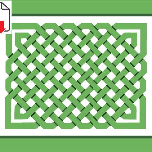 Celtic Weave Quilt Pattern PDF File to Download and Sew - Etsy