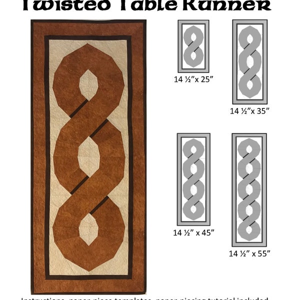 Twisted Table Runner - Etsy