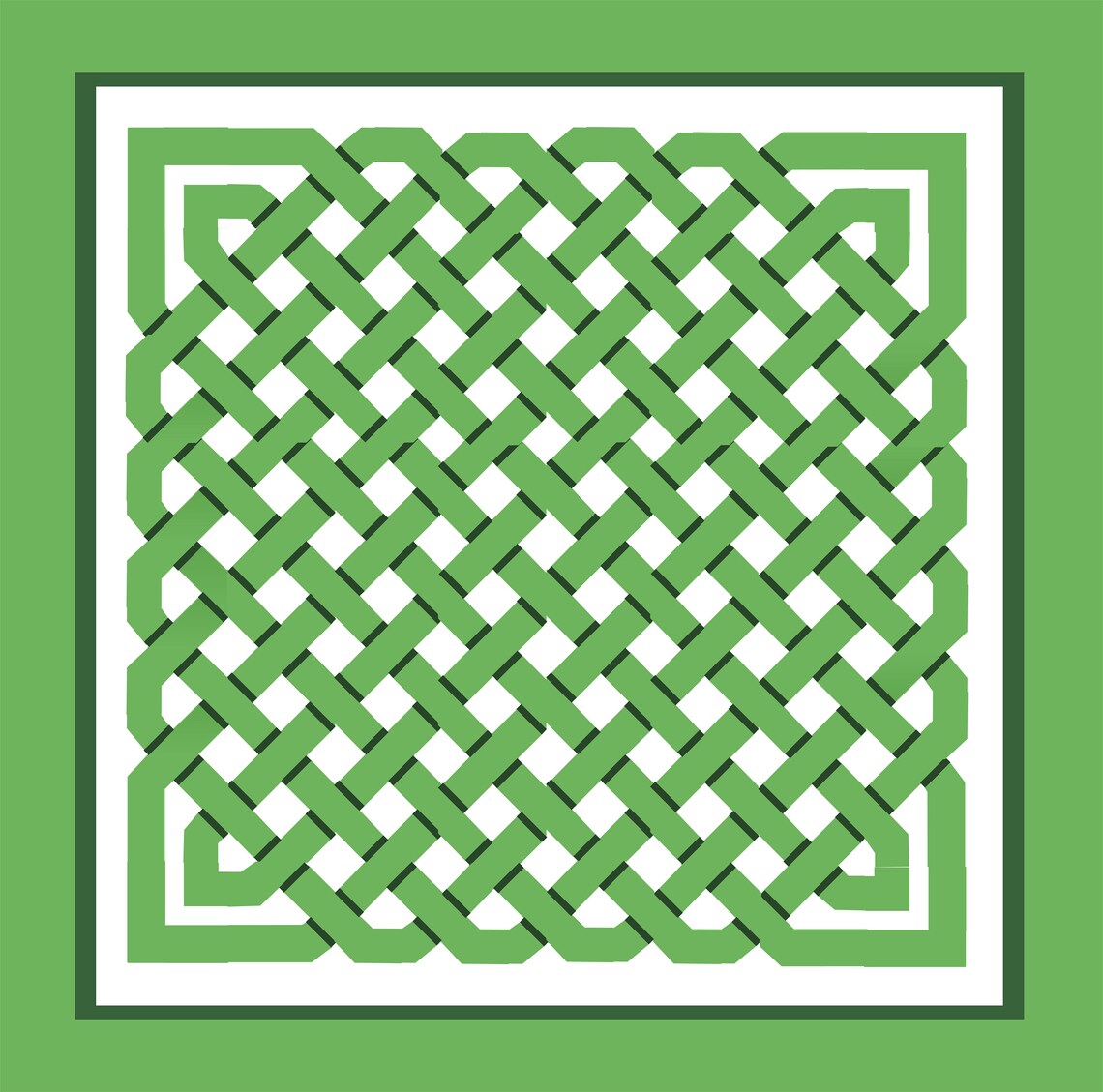 Large Celtic Weave Quilt Pattern PDF File to Download - Etsy
