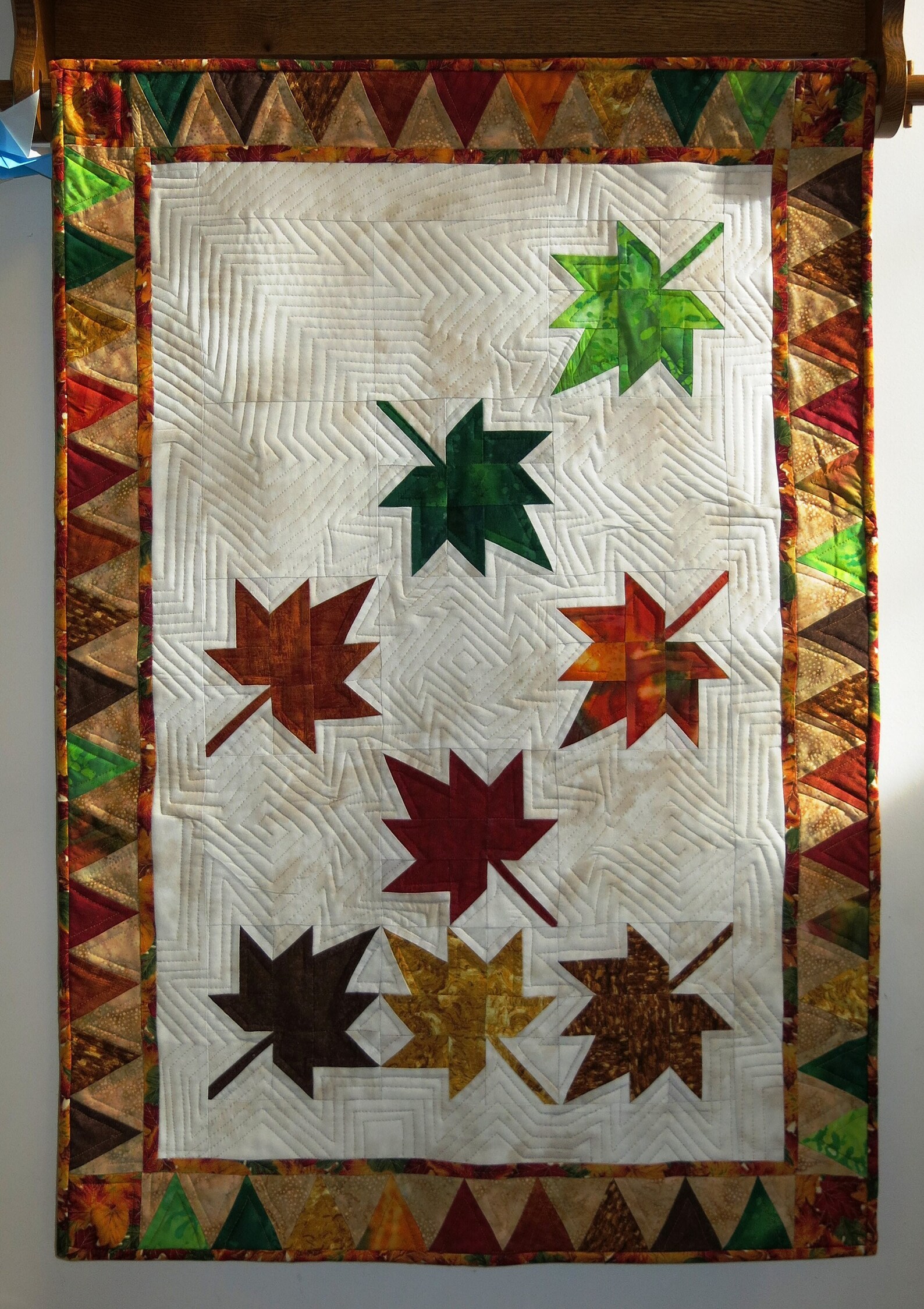 Falling Leaves Wall Hanging Pattern - Etsy