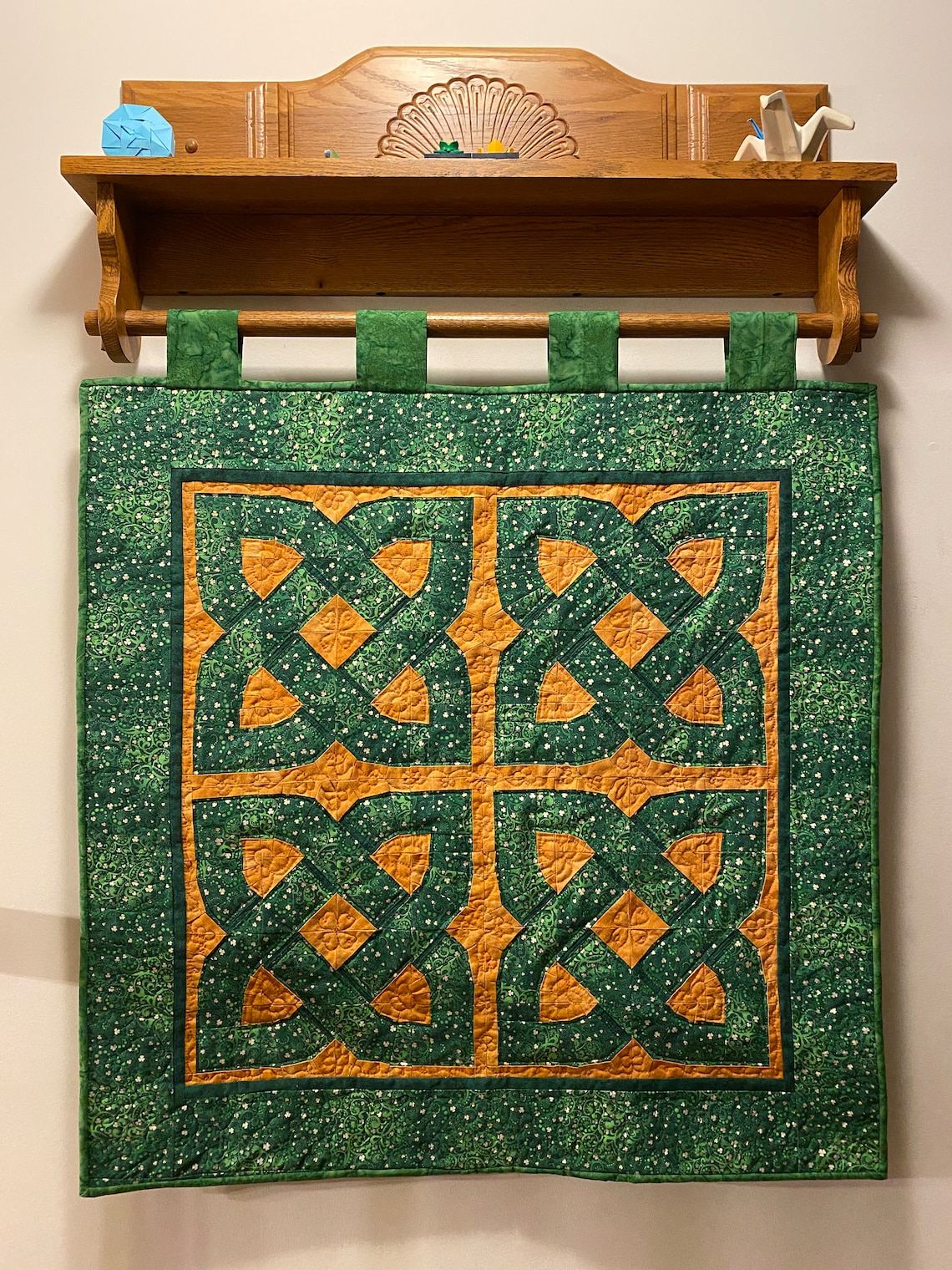 Double Loop Wall Hanging Quilt Pattern - Paper-pieced PDF for Download ...