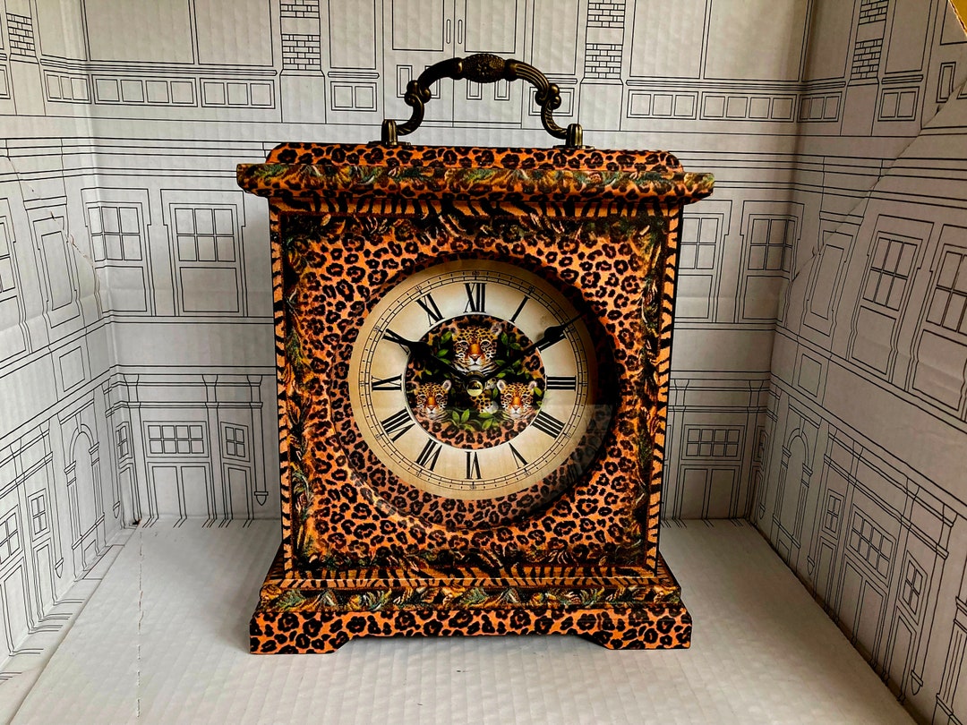 Leopard Print Clock. Leopard Print. Leopard Print Decor. Leopard Print ...