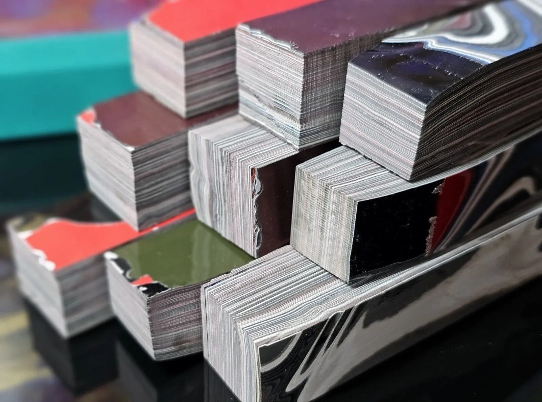 Genuine Fordite Pen Blank Rare Rough Motor City Agate 5.3 X .8 X .8 - Etsy