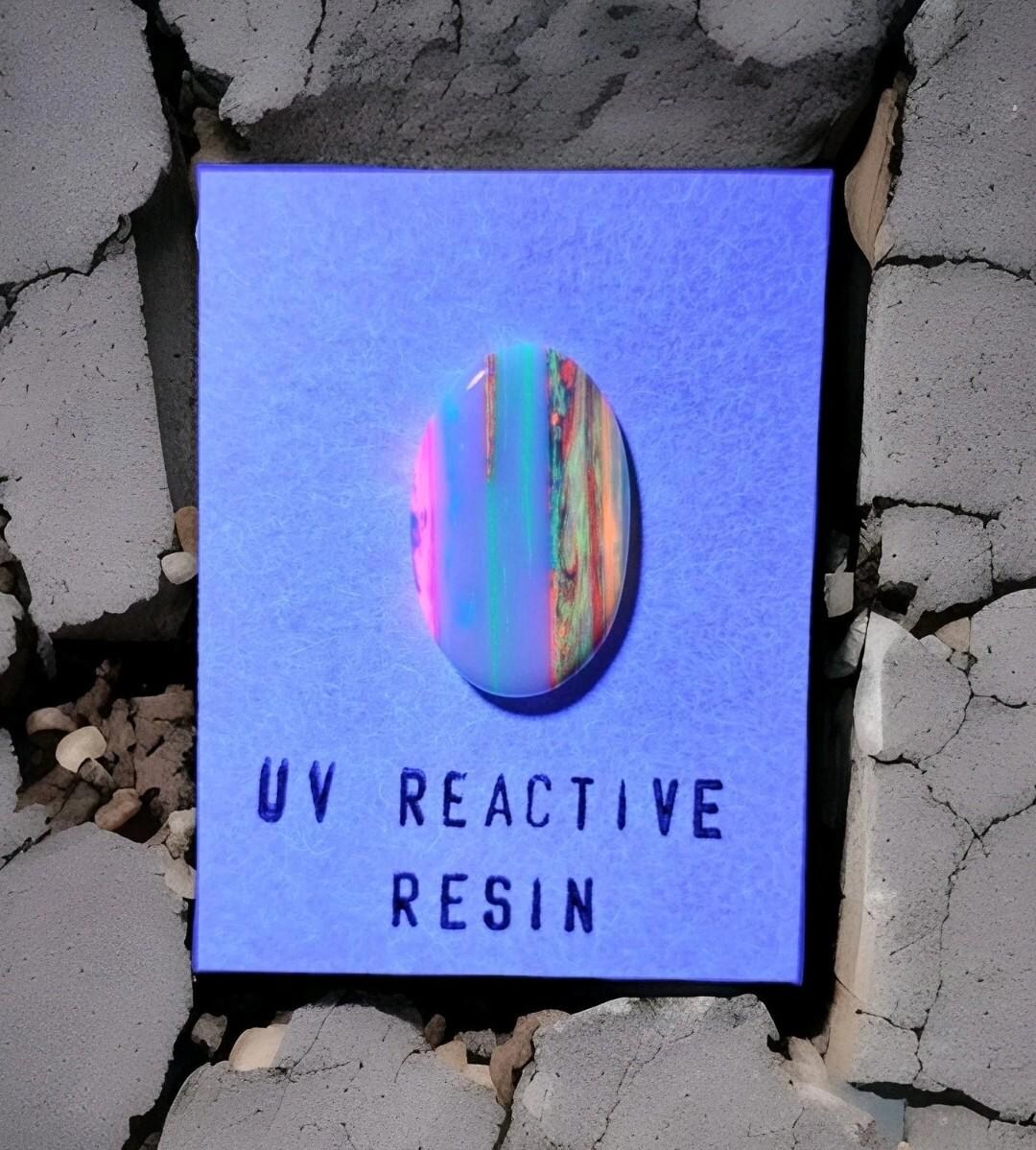 UV Reactive Layered Resin Rare Color and Patterns Blanks/cabbing BAF ...