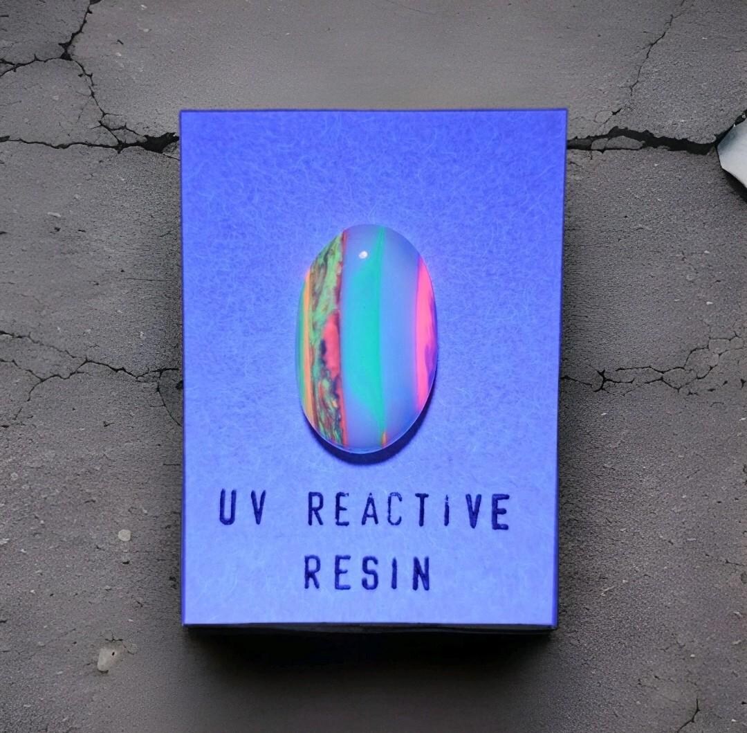 UV Reactive Layered Resin Rare Color and Patterns Blanks/cabbing BAF ...
