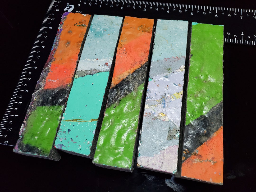 1pc 140g Genuine Fordite Pen Blanks Rare Rough Seattle City Agate 5.2 X ...