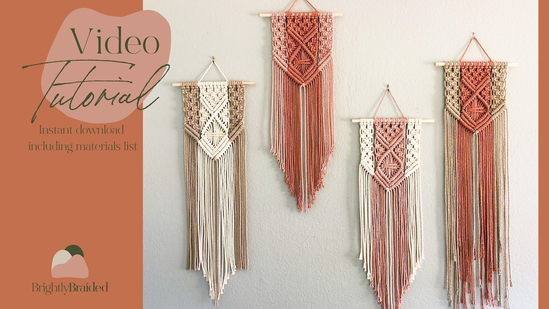 Instant Download - Macrame DIY Video Tutorial - Etsy