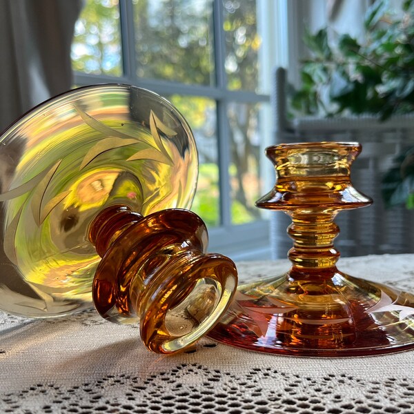 Amber Color Glass - Etsy