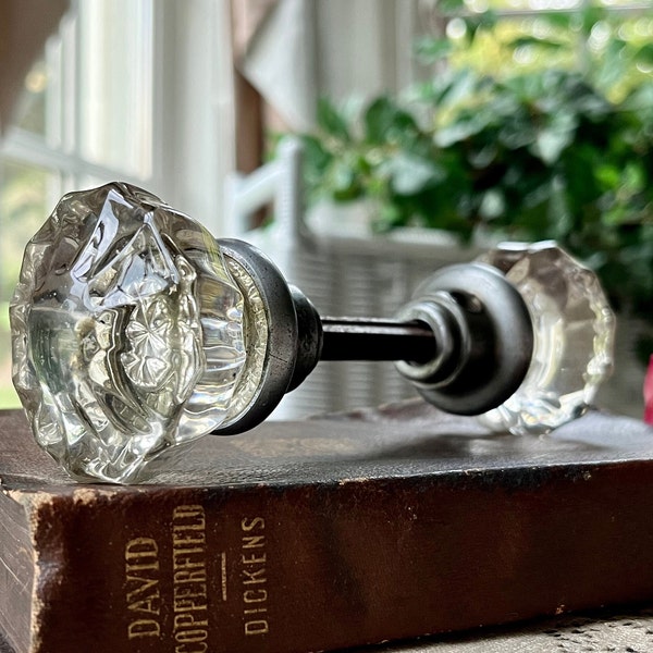 Antique Glass Door Knobs - Etsy