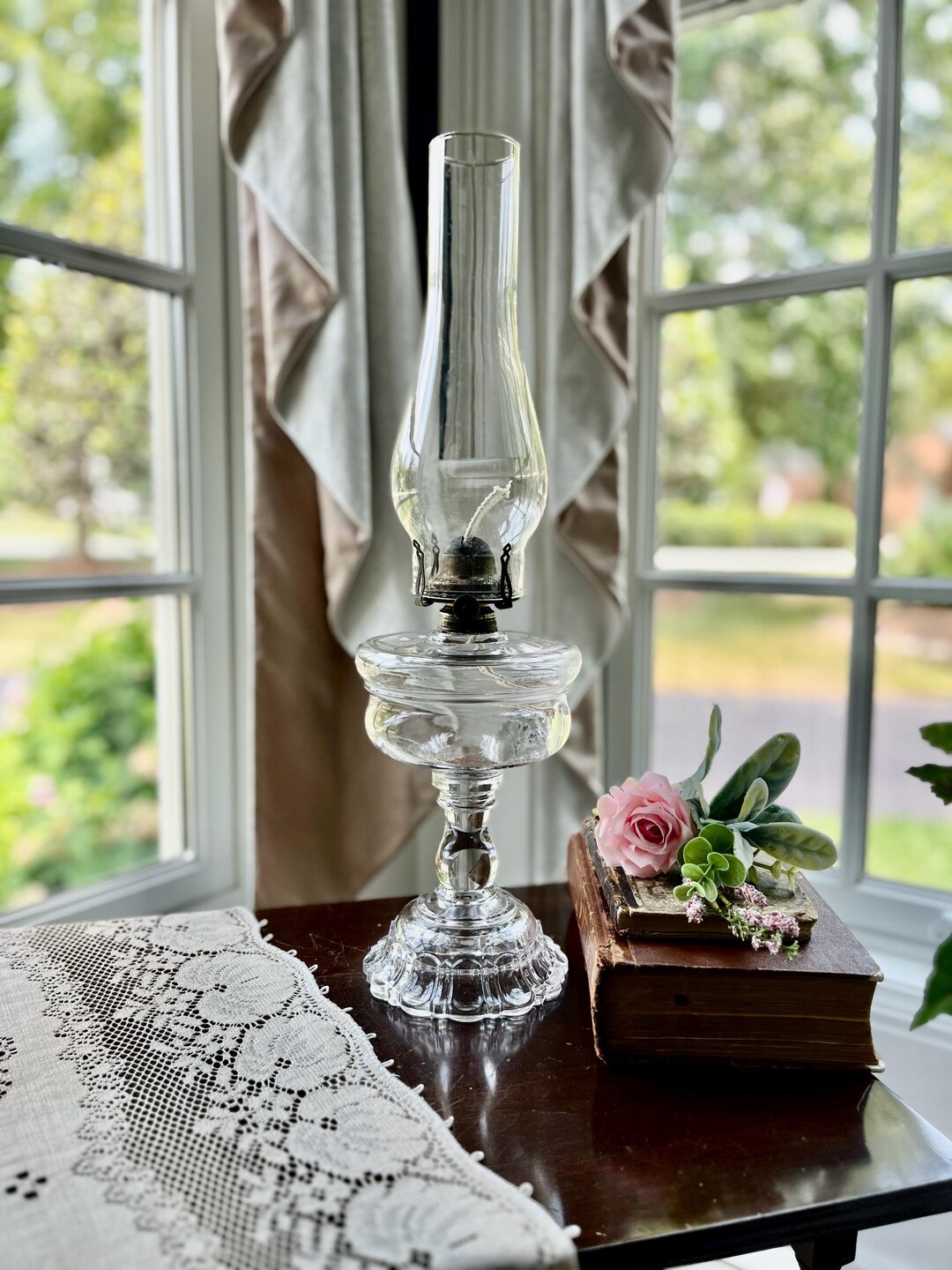 1886 Oil Lamp, Adams and Co. “apollo”, No 1 Queen Anne Brass Burner ...