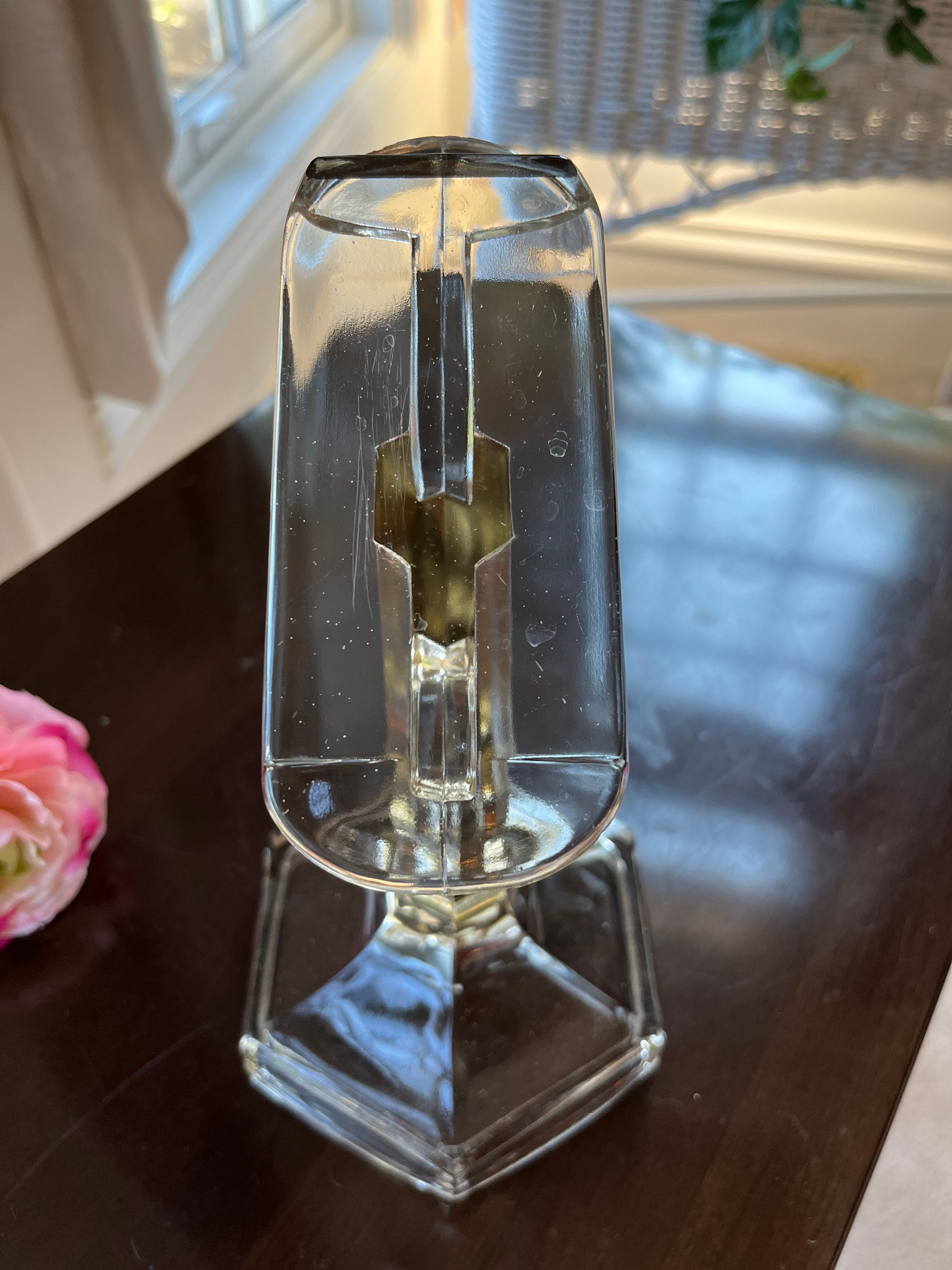 RARE Art Deco Glass Shoe Display Stand Pillar or Riser Heavy - Etsy