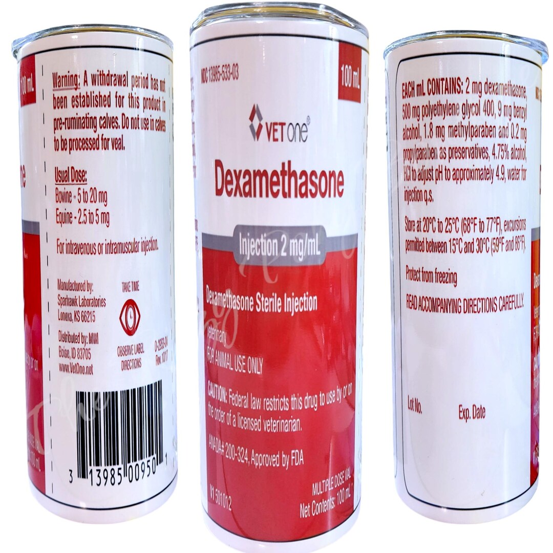 Dexamethasone Tumbler | Equestrian Gifts | Livestock Tumbler | Horse ...