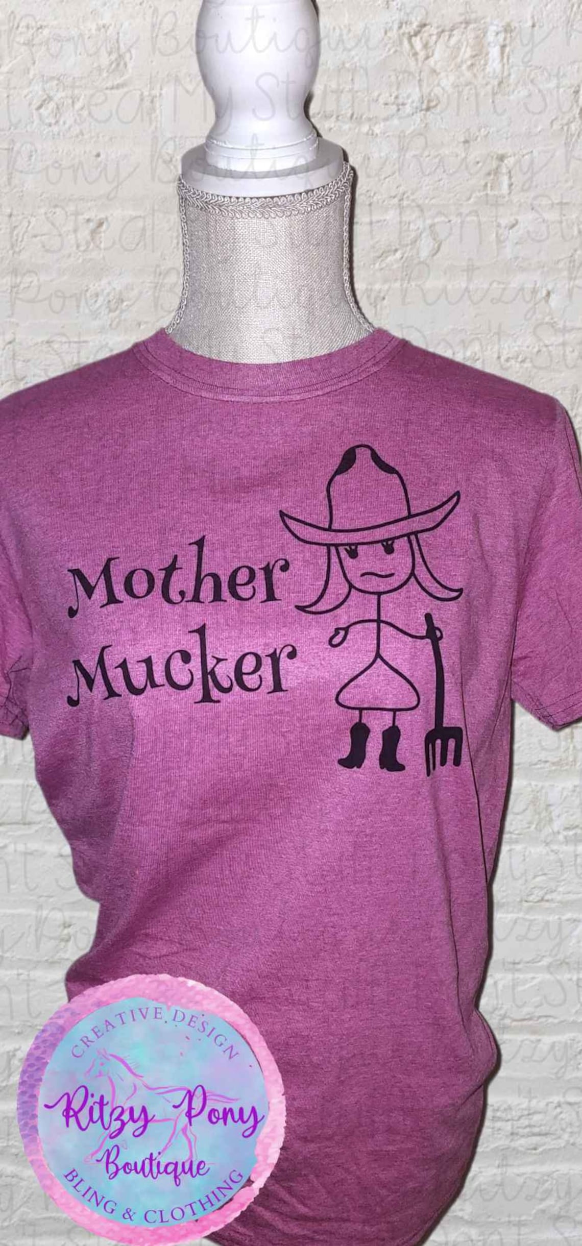 Mother Mucker T-shirt Horse Shirt Funny Horse - Etsy