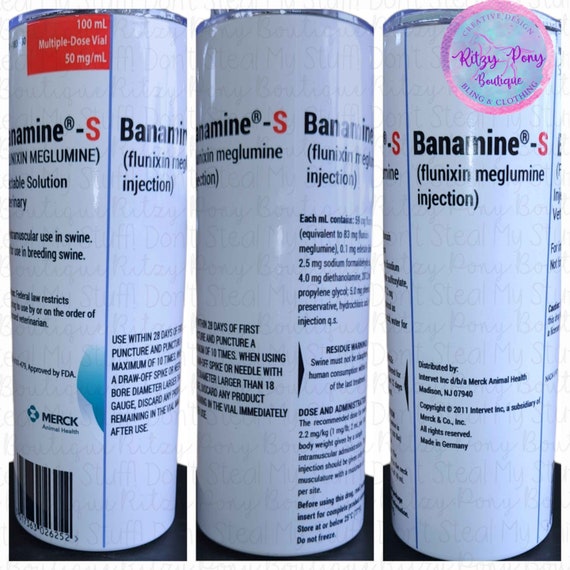 BANAMINE TUMBLER Medication Tumbler Horse Tumbler Horse - Etsy