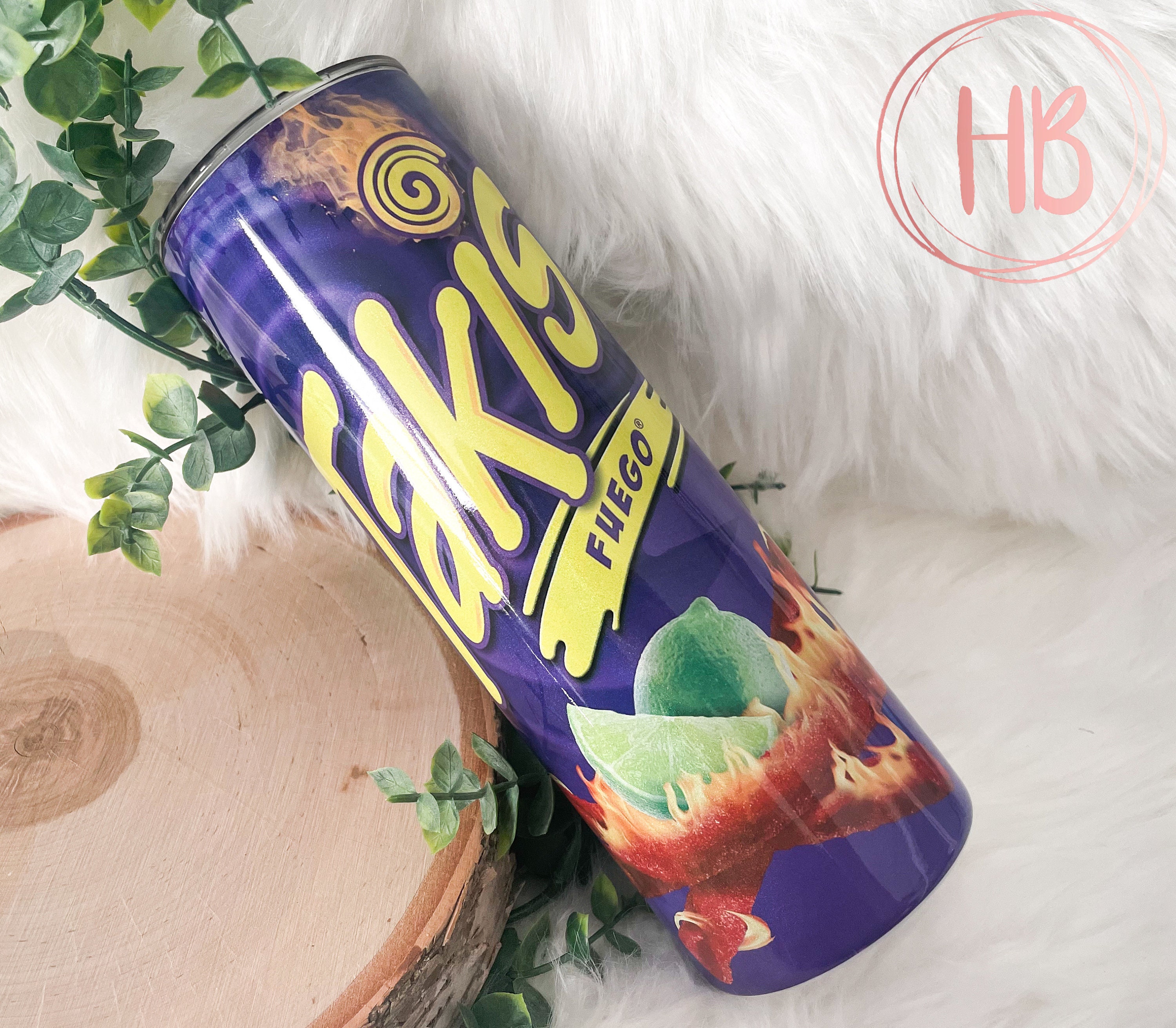 Drinkware Drink & Barware 20 Ounce Skinny Takis Purple Hot Chips Custom ...