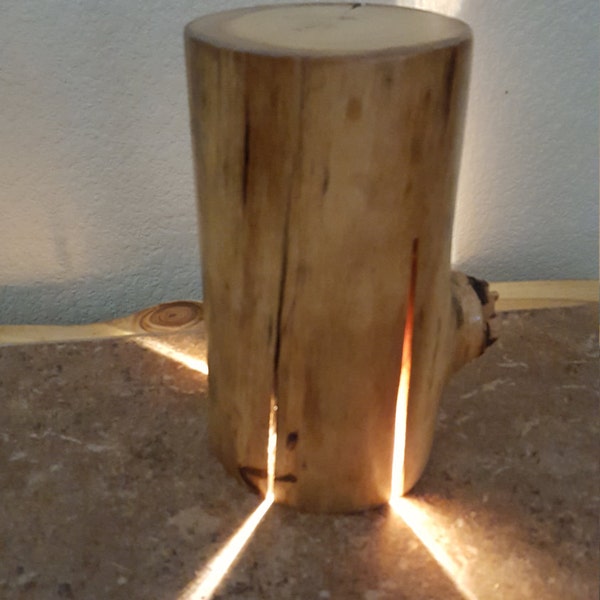 Rustic Log Lamps - Etsy