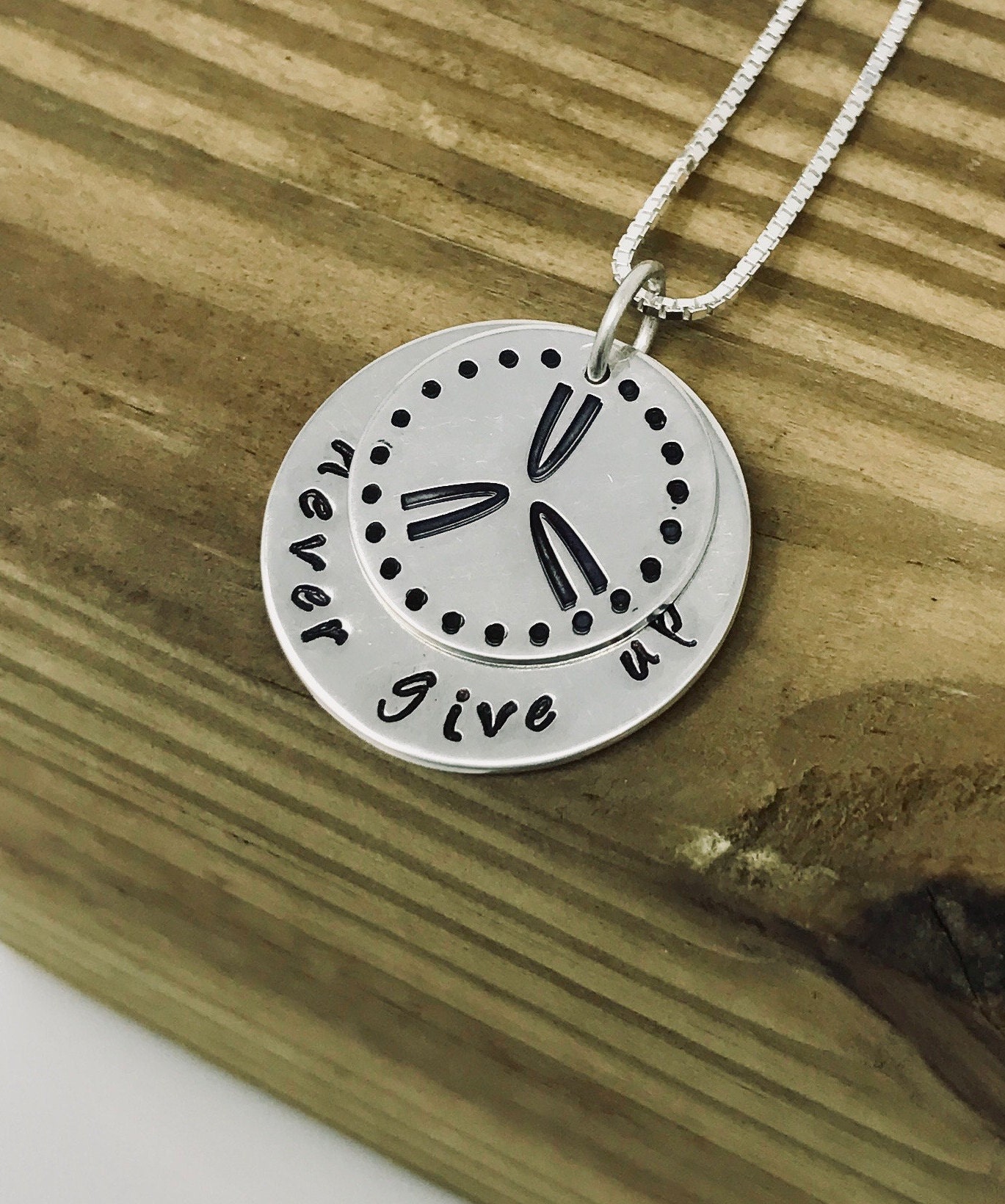 Down Syndrome /autism Necklace/ Never Give up Necklace /disability ...