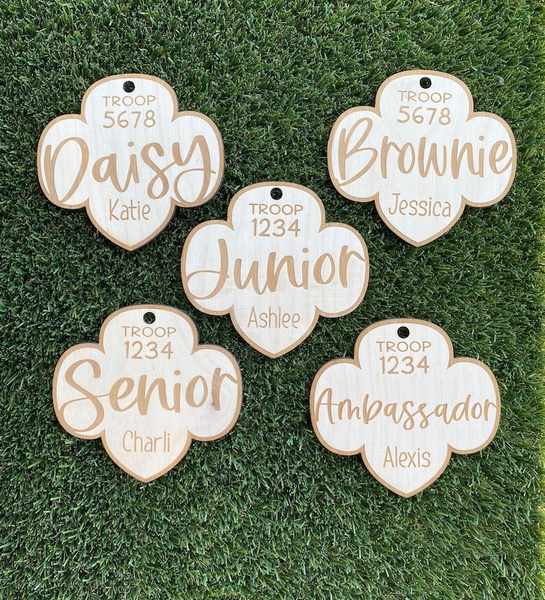 Personalized Troop Signs ~ Girl Scout Level Celebration - Etsy