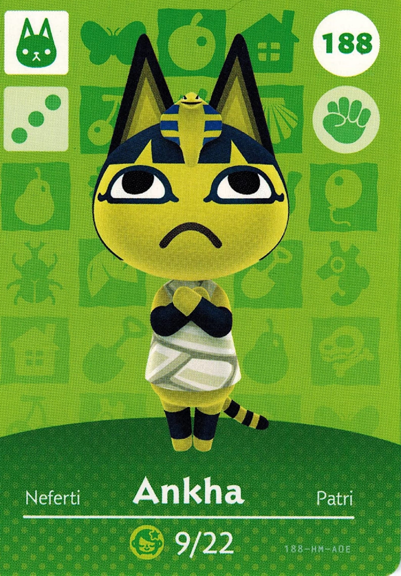 ACNH Ankha Amiibo Card Animal Crossing | Etsy