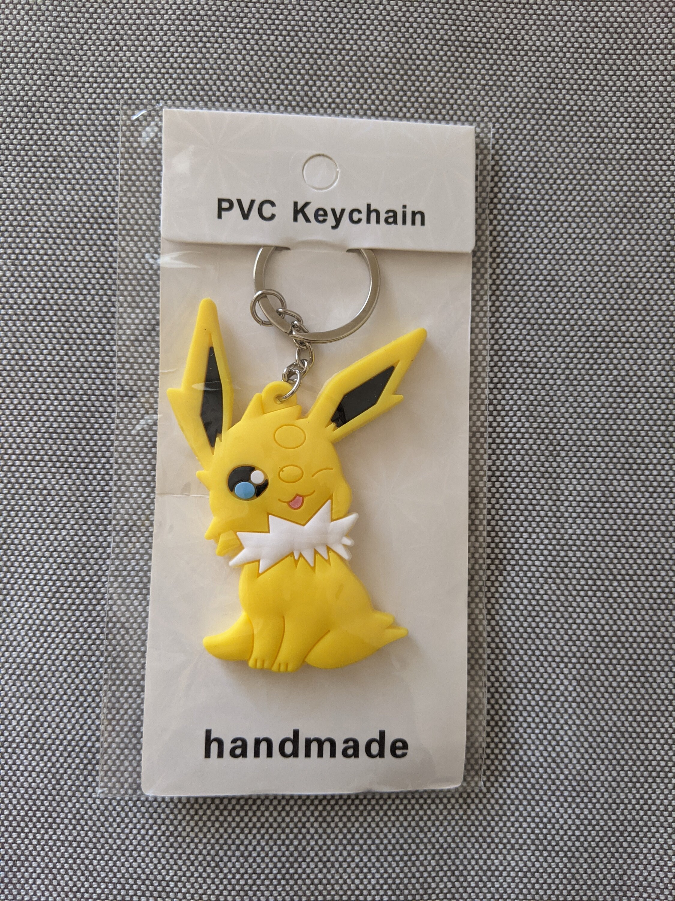Pokemon Jolteon Ditto Reversible Keychain Plush Eevee Toys & Games ...