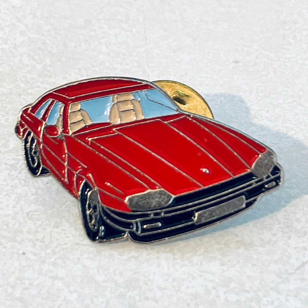 Vintage JAGUAR XJS Red Automobile Lapel Pin, Enamel Pin, Pinback, Hat ...