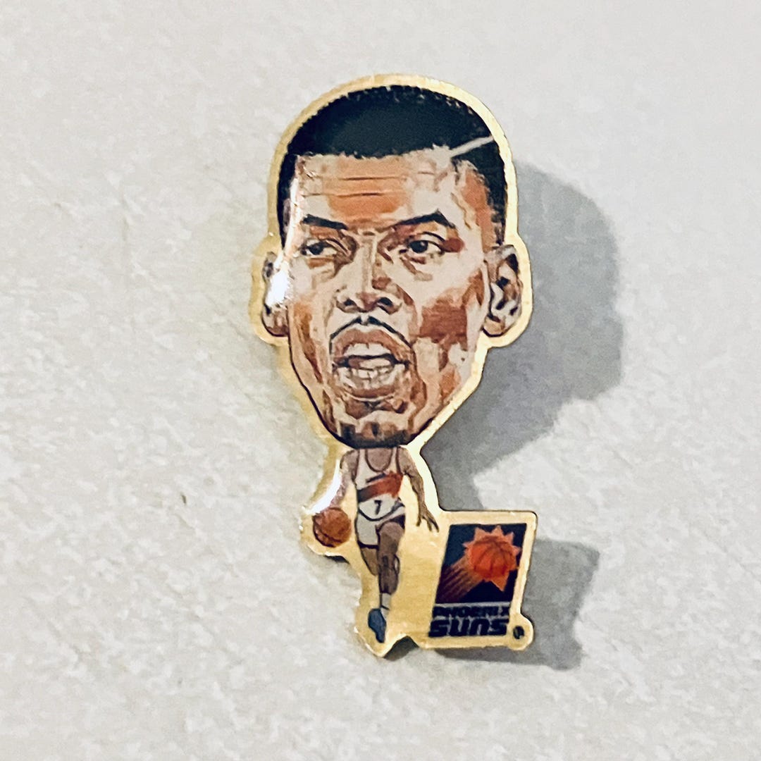 Vintage KEVIN JOHNSON Lapel Pin Hat Pin Enamel Pin Nba Pin Back Phoenix ...