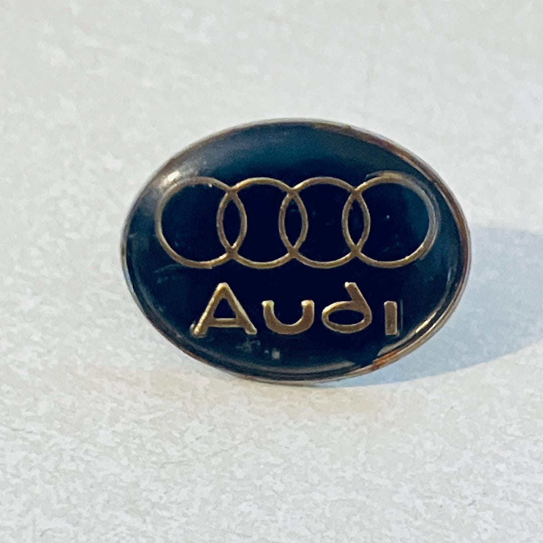Vintage AUDI Logo Automobile Lapel Pin, Enamel Pin, Pinback, Hat Pin ...