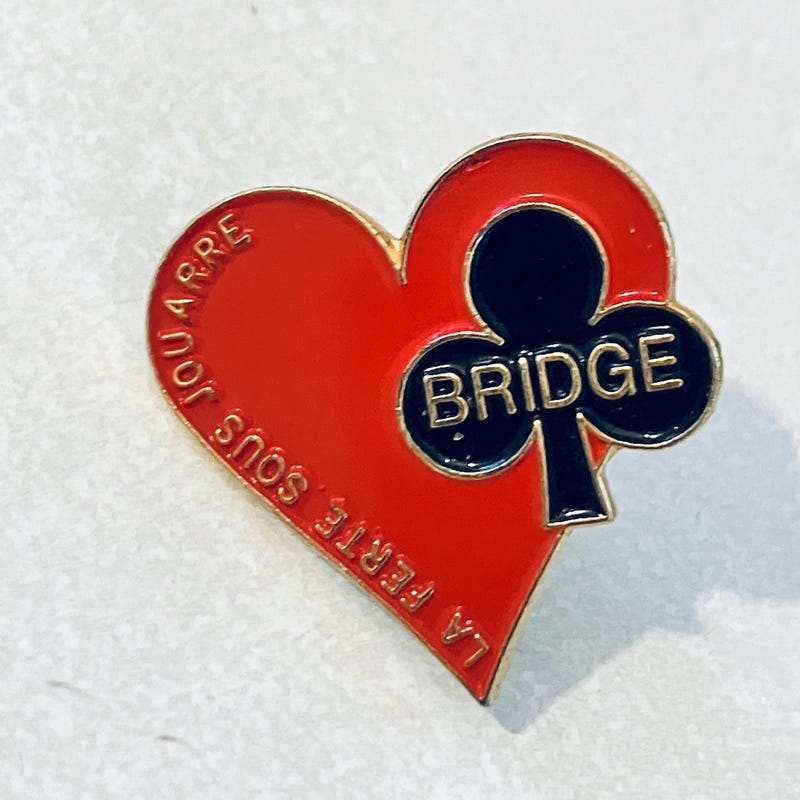 Poker Enamel Pin - Etsy