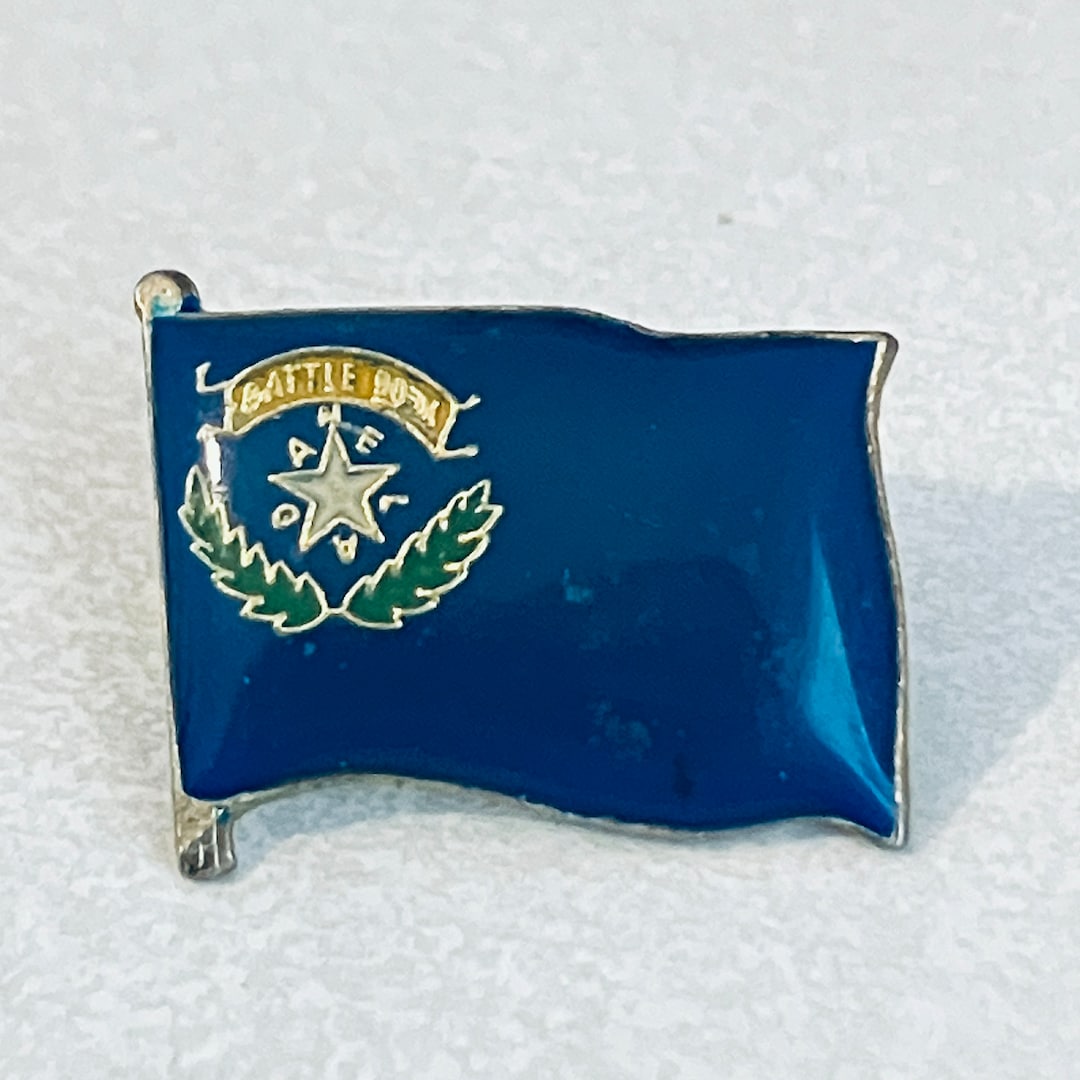 Vintage NEVADA State Flag Lapel Pin, Enamel Pin, Pinback, Hat Pin ...