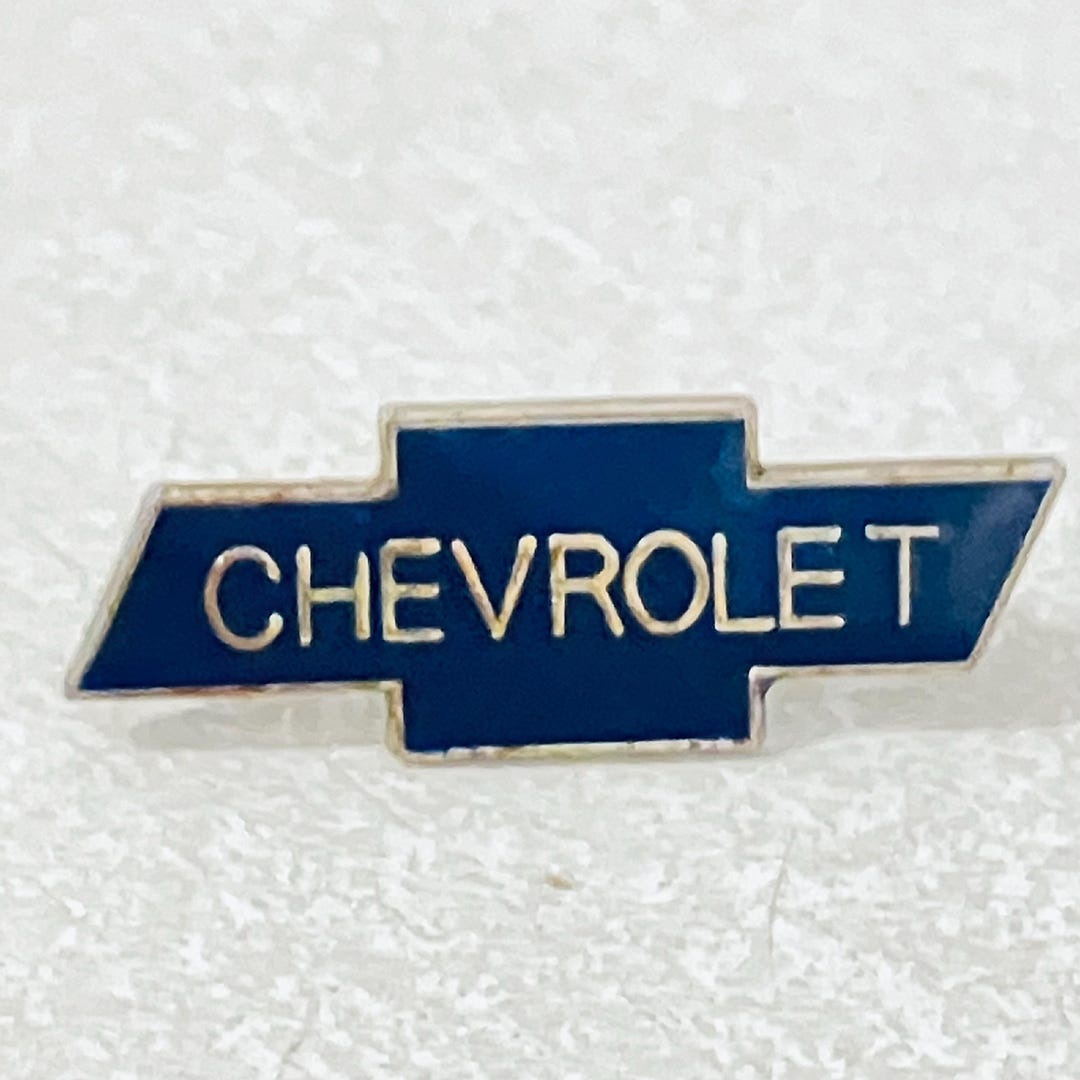Vintage Chevy CHEVROLET Logo Lapel Pin, Enamel Pin, Pinback, Hat Pin ...