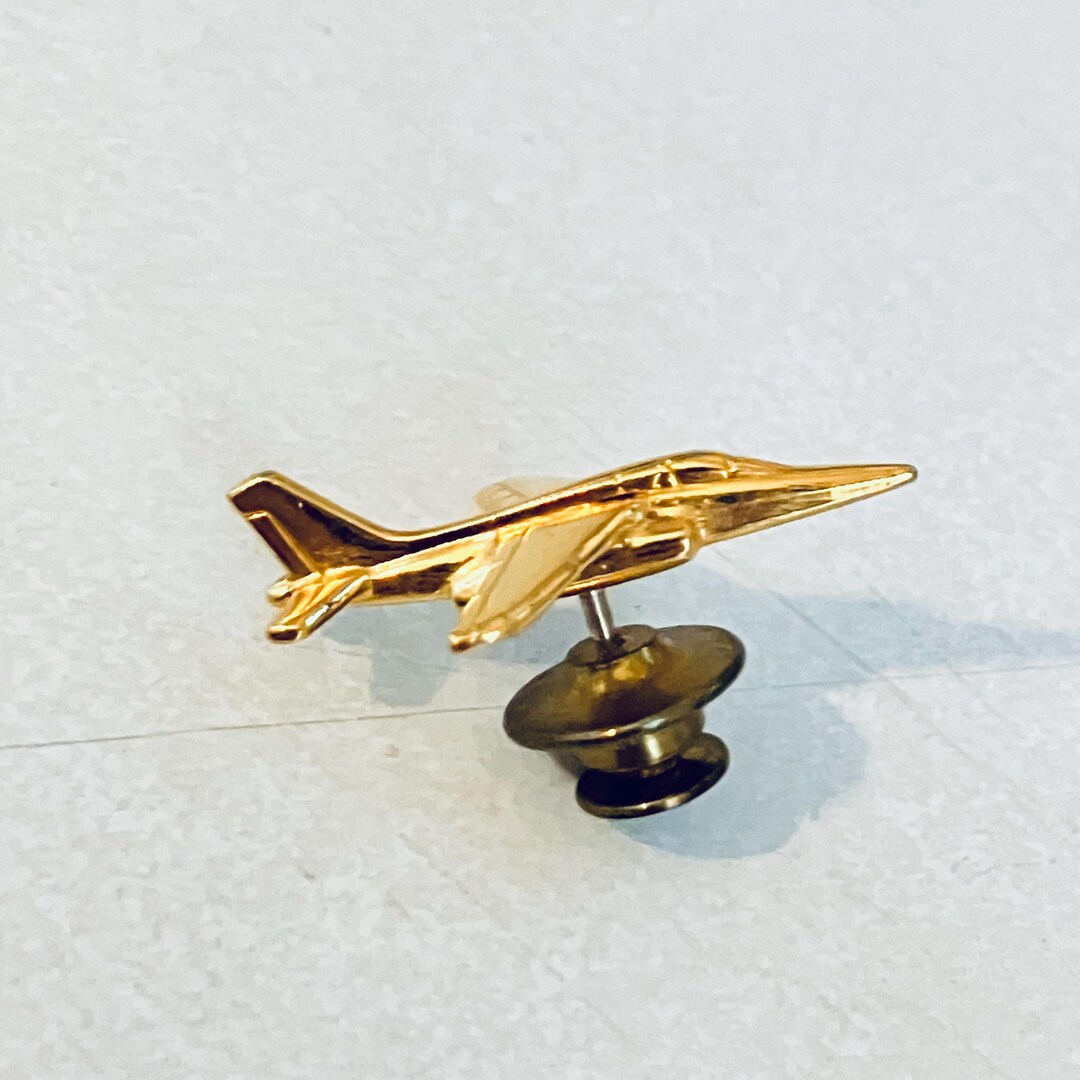 Vintage DASSAULT MIRAGE F1 Gold Pin, Enamel Pin, Hat Pin, French Air ...
