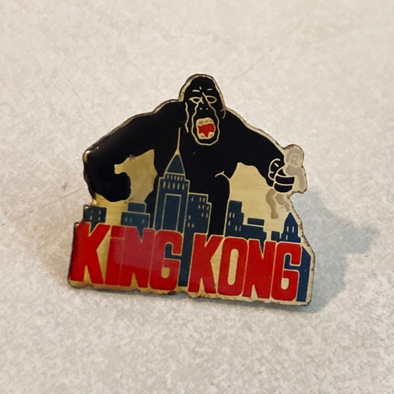 Vintage KING KONG Pin Enamel Pin Pin Back Hat Pin 80s - Etsy