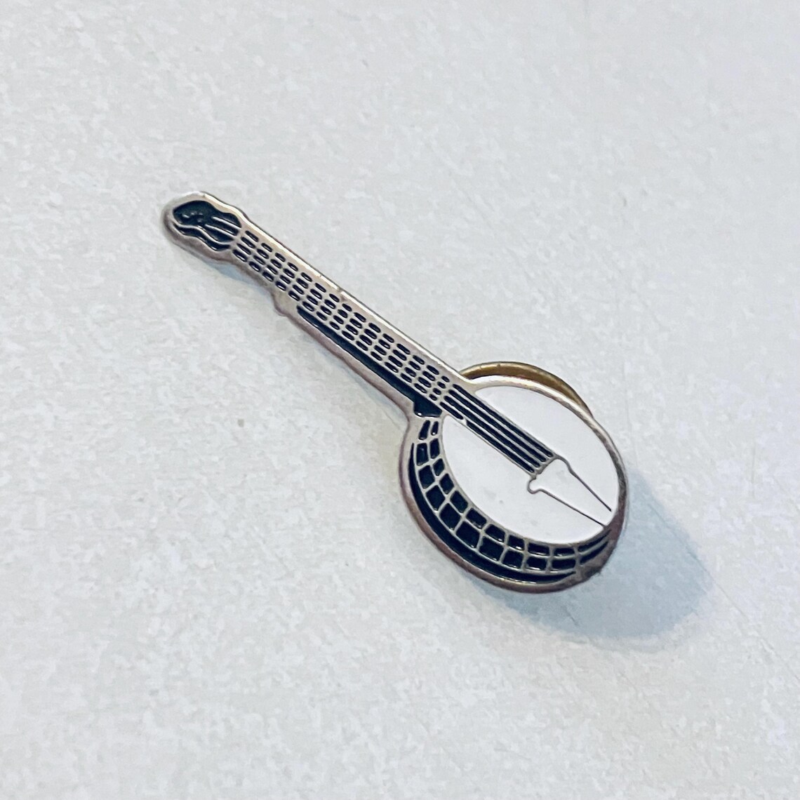 Vintage BANJO Bluegrass Pin, Enamel Pin, Lapel, Hat, Pinback, Music ...