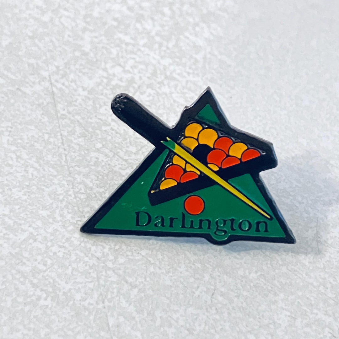 Vintage BILLIARDS Snooker Pool Table Lapel Pin, Enamel Pin, Pin Back ...
