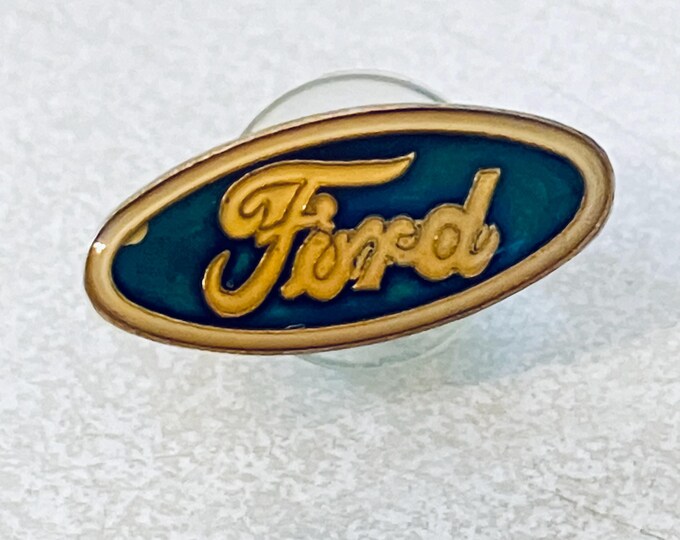 Vintage FORD Logo Lapel Pin, Enamel Pin, Pinback, Hat Pin, Classic Car ...